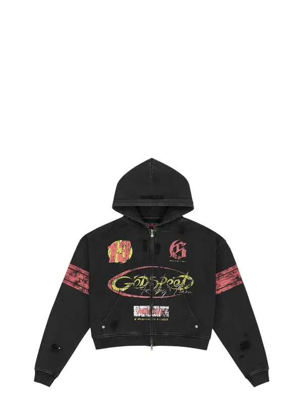 GODSPEED Speedway Zip Hoodie - Black