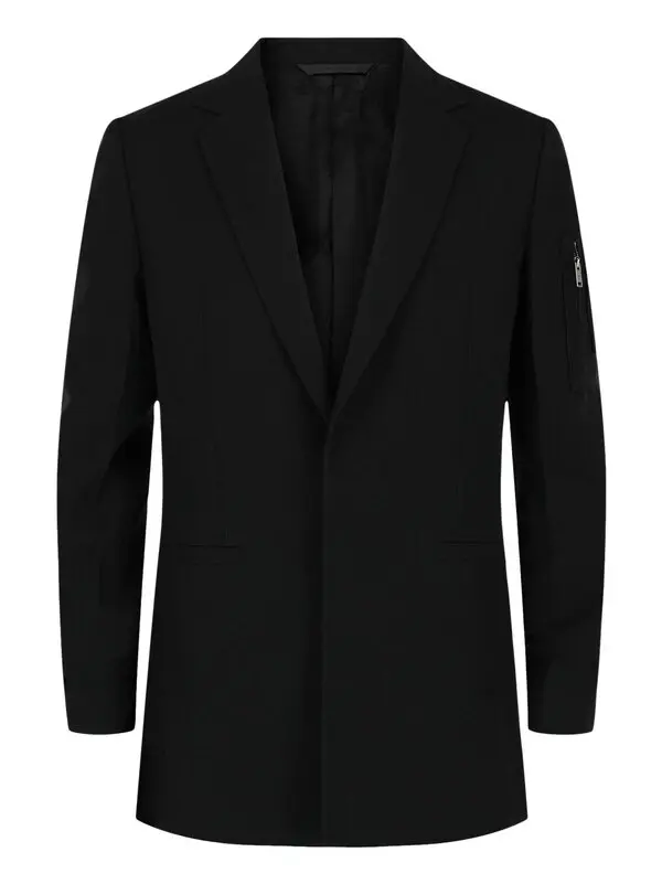 Givenchy Slim Fit Single Breasted Blazer - Black