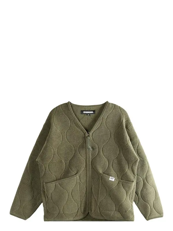 NEIGHBORHOOD Quilting Zip Cardigan - Green