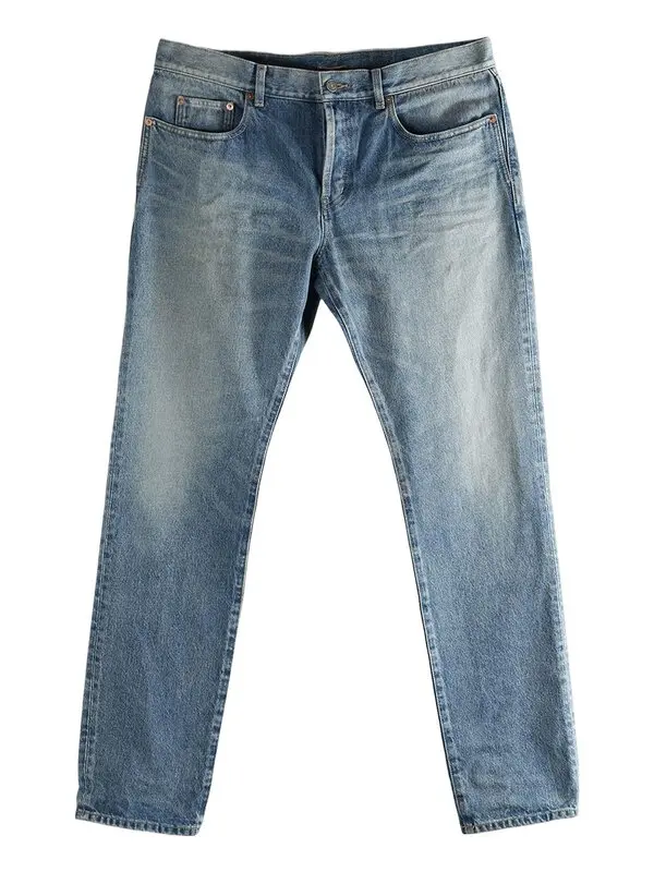 Saint Laurent Relaxed Slim Jean - Blue
