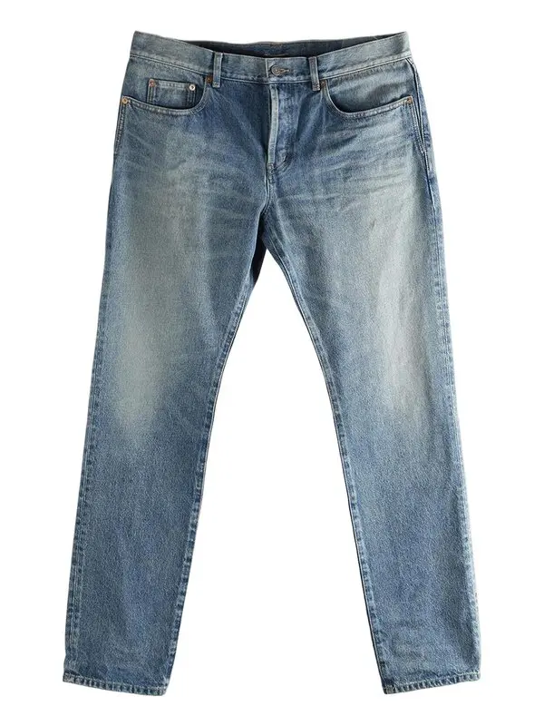 Saint Laurent Relaxed Slim Jean - Blue