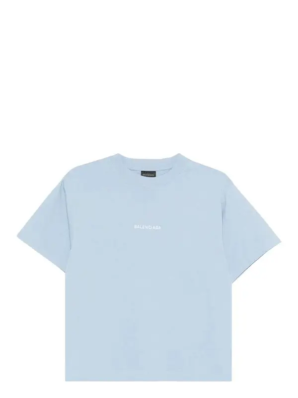 Balenciaga Medium Fit T-shirt - Blue