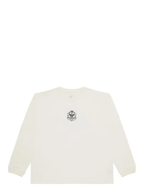 Rhude Grand Cru Crest Long-sleeve Tee - White