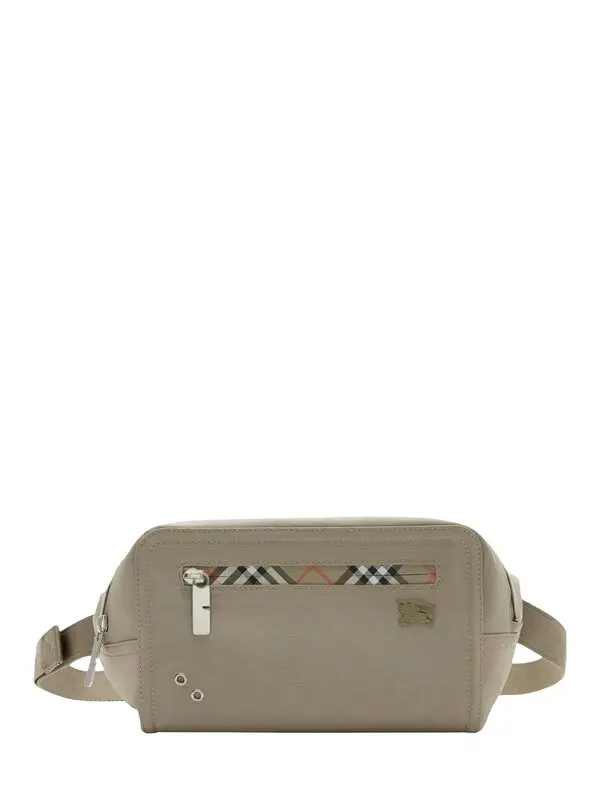 Burberry Check Storm Bumbag - Tan
