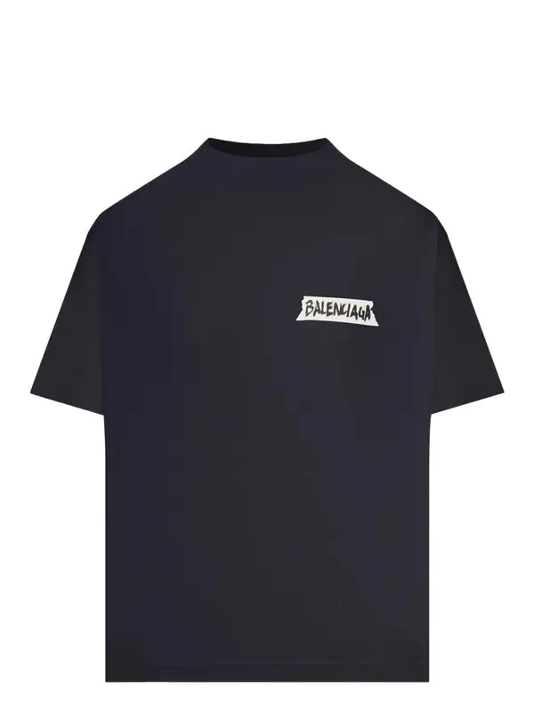 Balenciaga Medium Fit T-shirt - Black