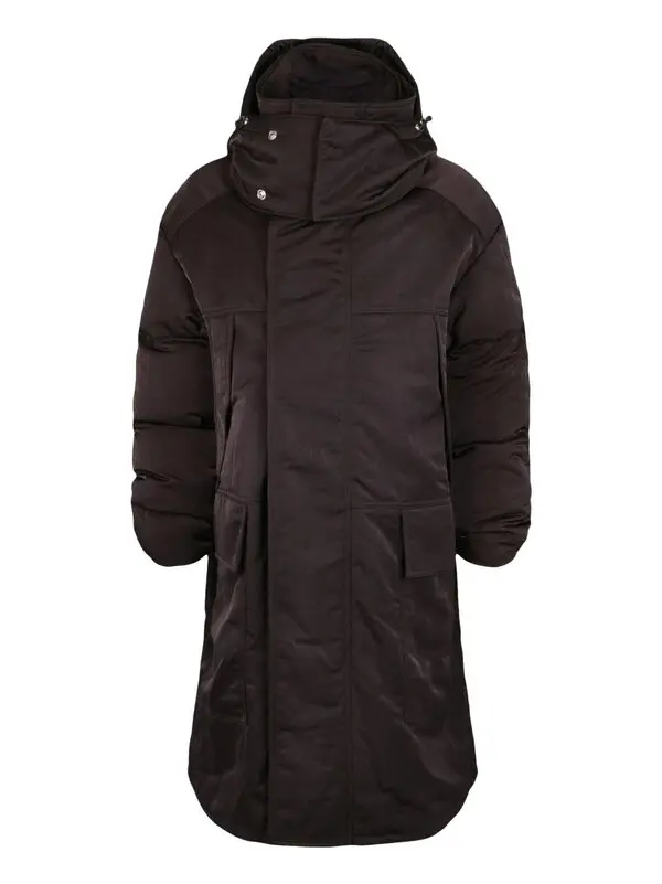 Givenchy Oversized Hooded Parka - Brown