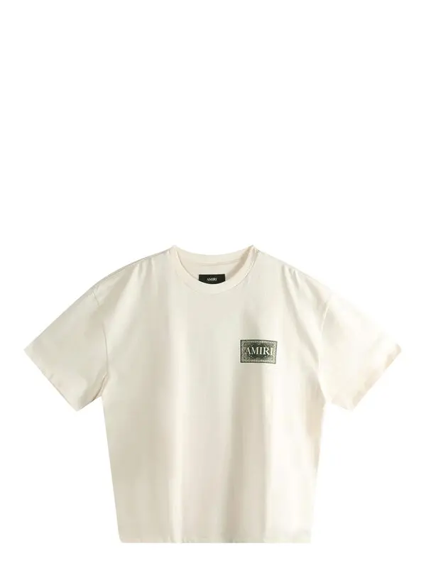 Amiri Bandana Tee - Cream