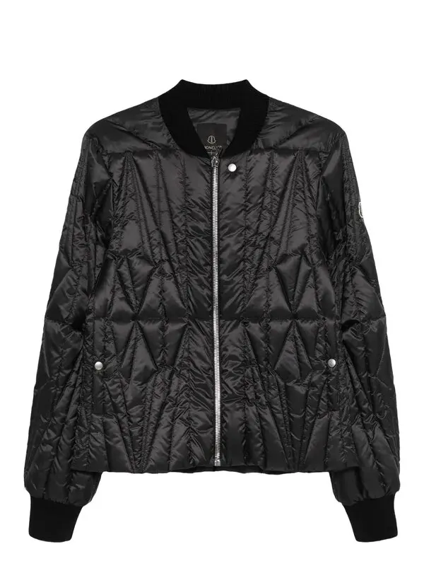 Rick Owens X Moncler Geocamo Flight Jacket - Black