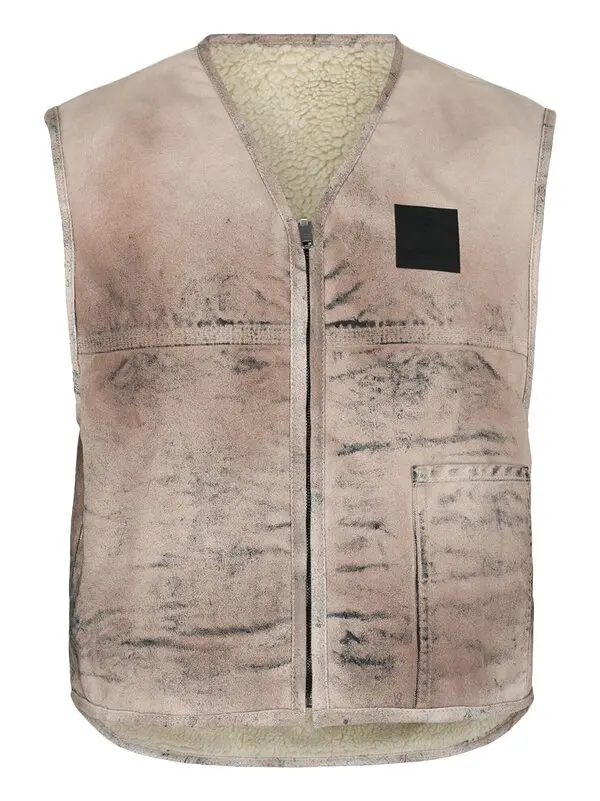 Givenchy Reversible Denim Vest - Brown
