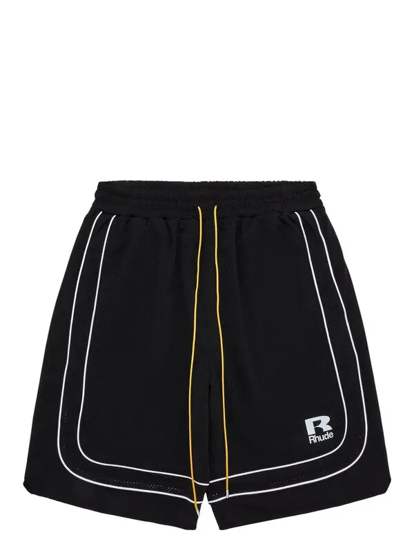 Rhude Baggy Mesh Basketball Short - Black