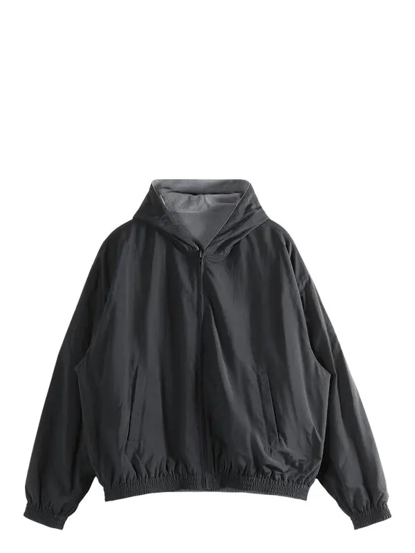 Balenciaga Hooded Reversible Jacket - Black