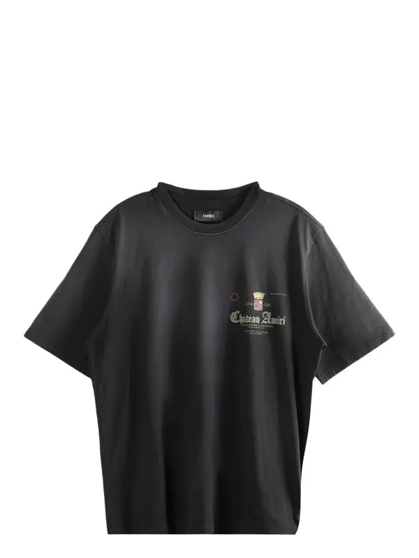 Amiri Chateau Crown Tee - Black