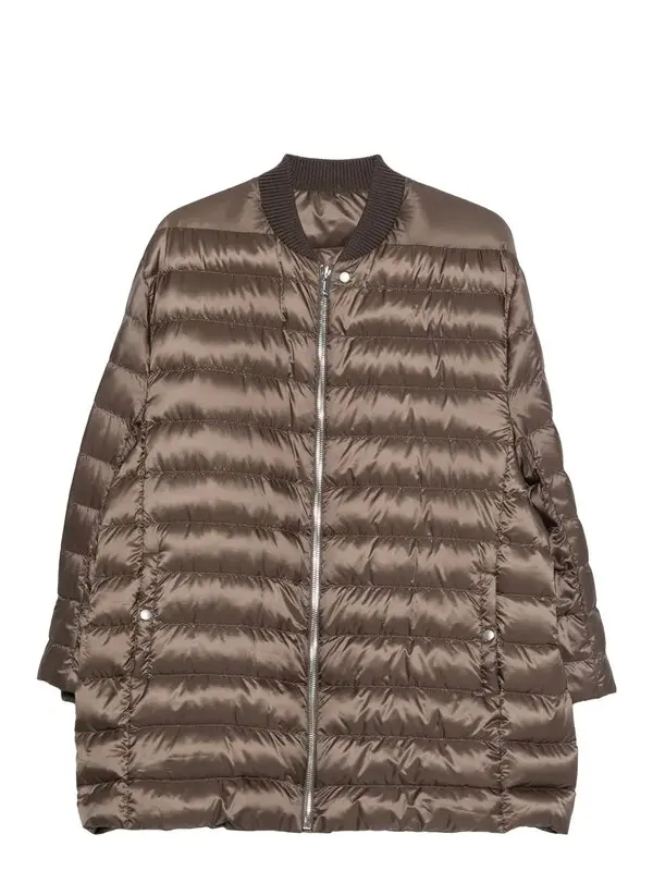 Rick Owens X Moncler Woven Flight Parka - Brown