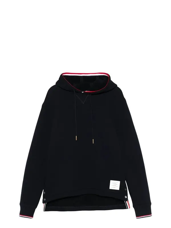 Thom Browne Oversized Pullover Hoodie - Blue