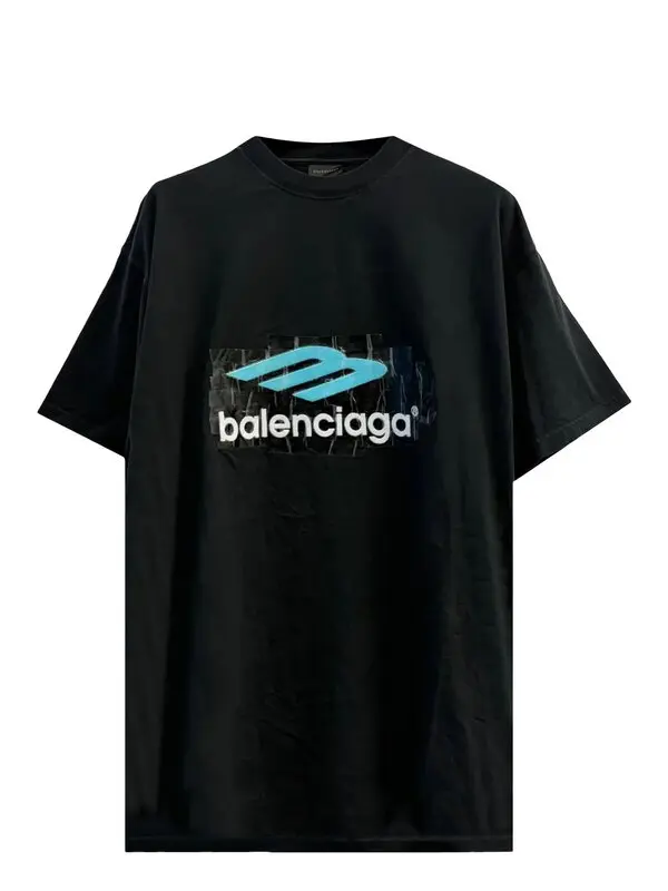 Balenciaga Oversized Short-sleeve T-shirt - Black