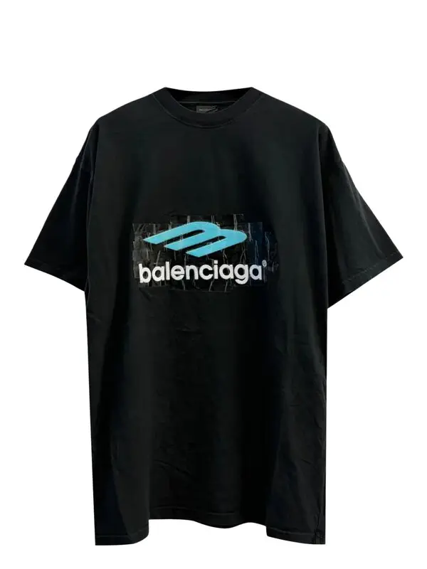 Balenciaga Oversized Short-sleeve T-shirt - Black