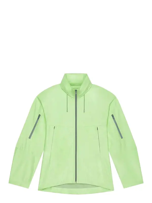 Givenchy Leather Windbreaker Jacket - Green