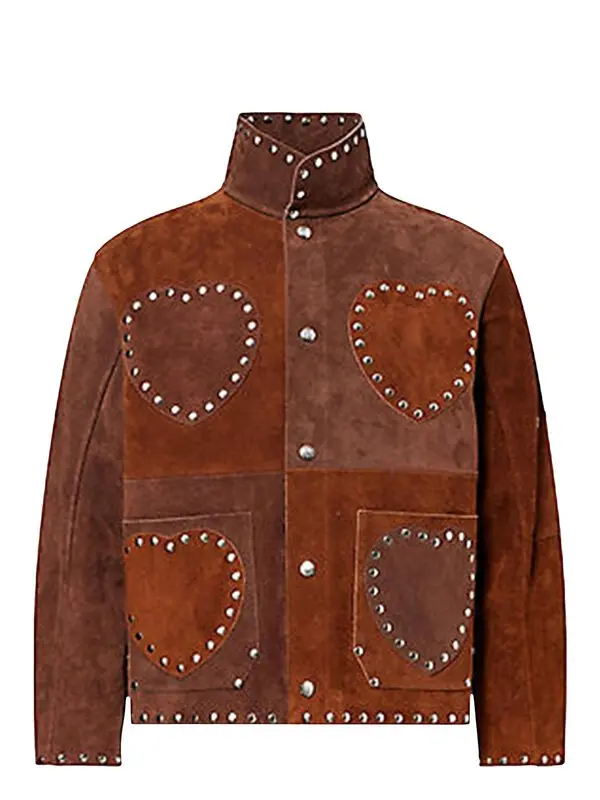 BODE Hearts Welding Jacket - Brown