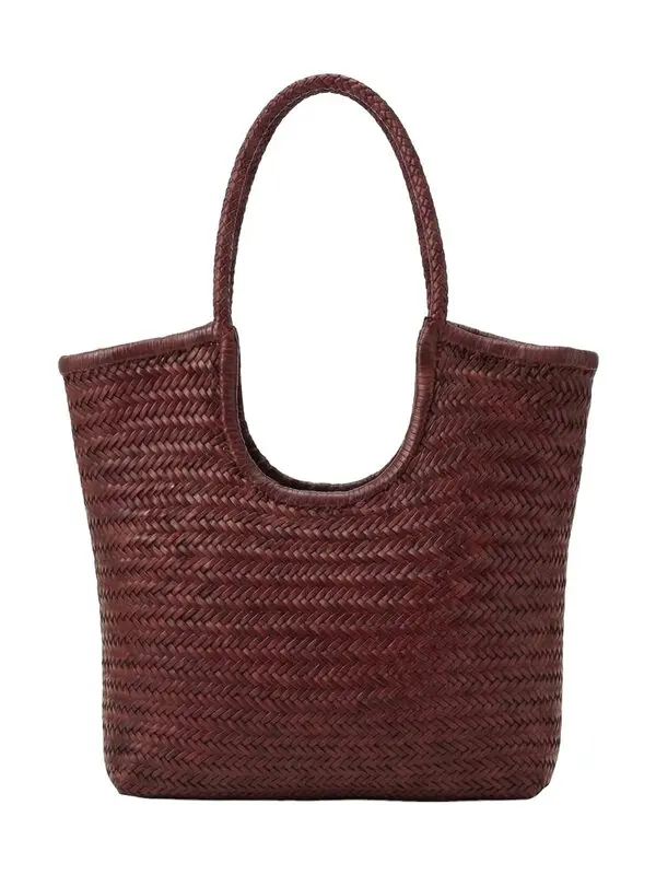 Dragon Diffusion Woven Shoulder Bag - Red