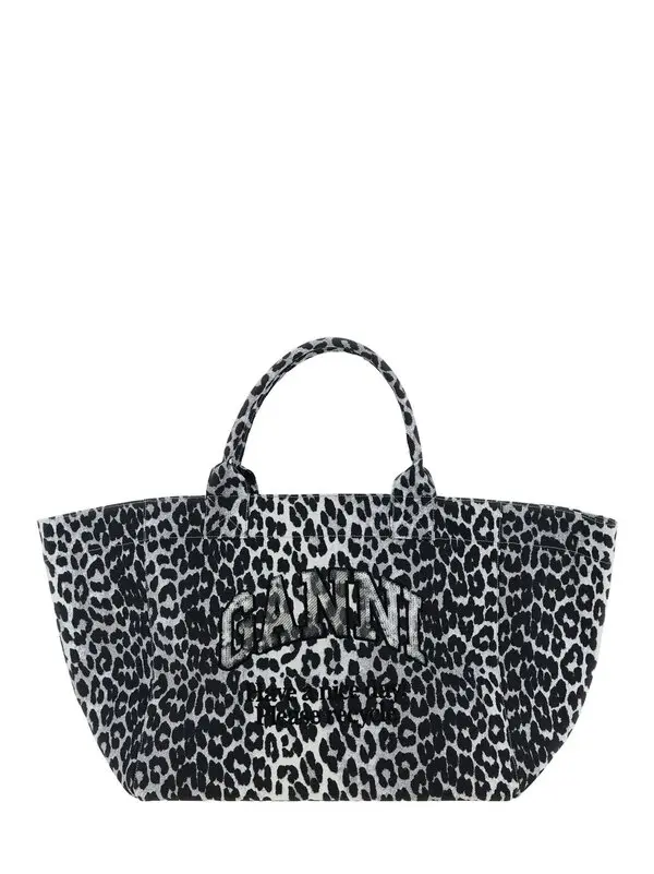GANNI Tote Bag - Grey