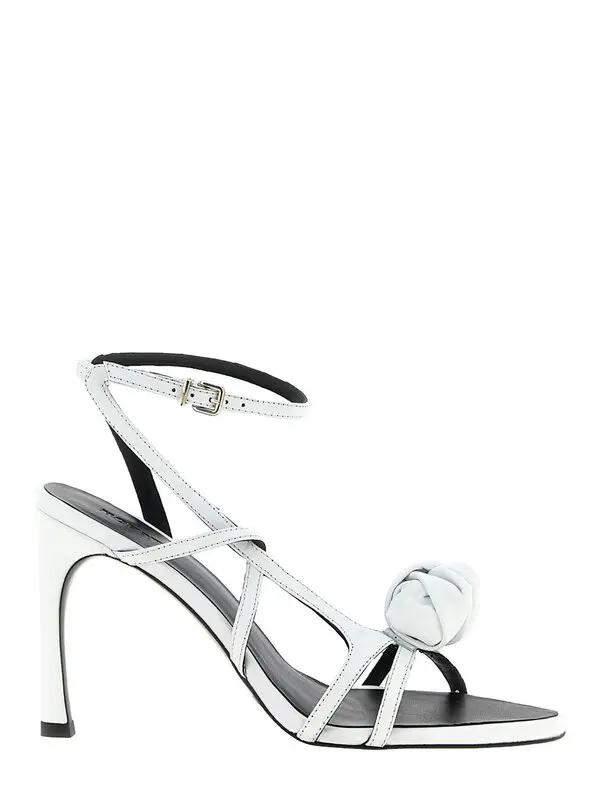 ROTATE BY BIRGER CHRISTENSEN Heeled Sandal - White