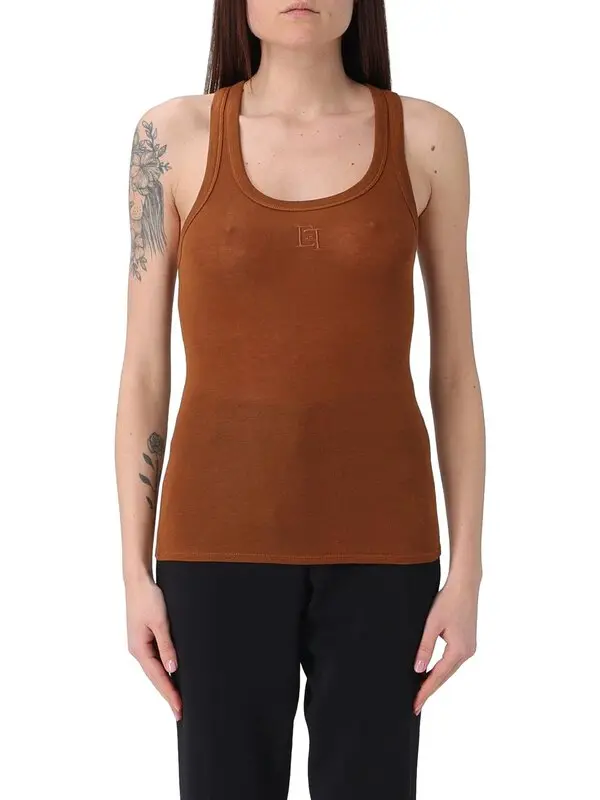 Elisabetta Franchi Tank Top - Brown
