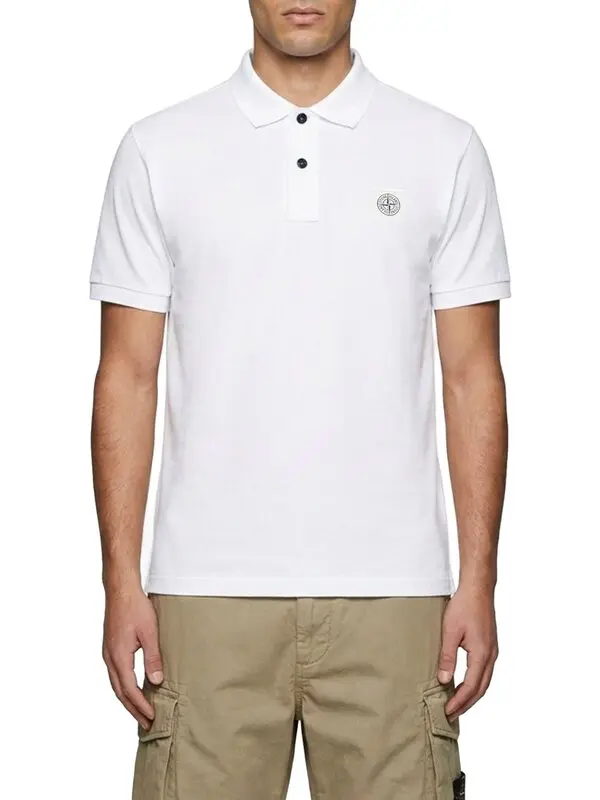 Stone Island Polo Shirt - White