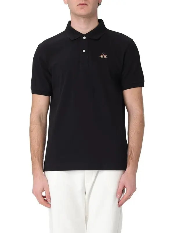 LA MARTINA Polo Shirt - Black