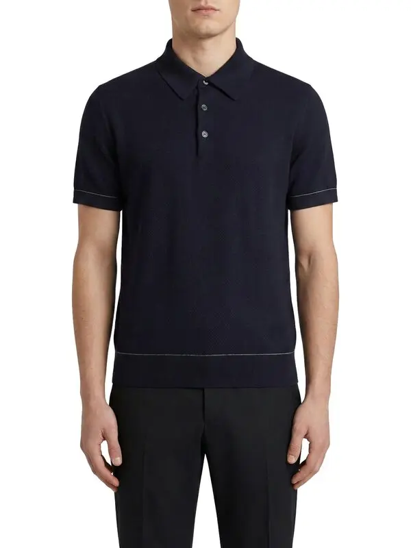 Brioni Polo Shirt - Navy