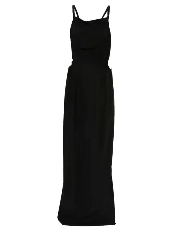 Rick Owens Sleeveless Maxi Dress - Black