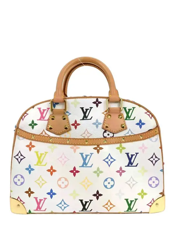 LOUIS VUITTON 2005 X Murakami Trouville Tote Bag - White