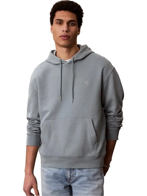 Calvin Klein Monogram Relaxed Hoodie - Lead