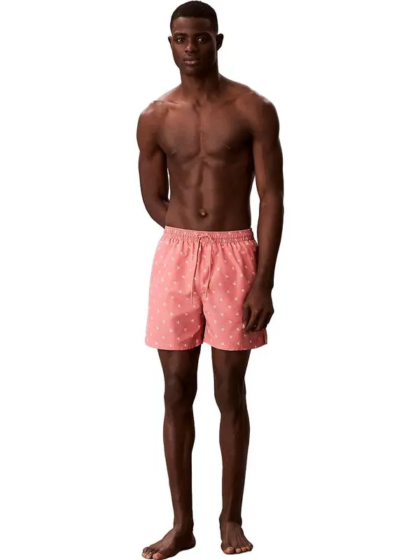 Calvin Klein Solid Swim Shorts - Sunfruit