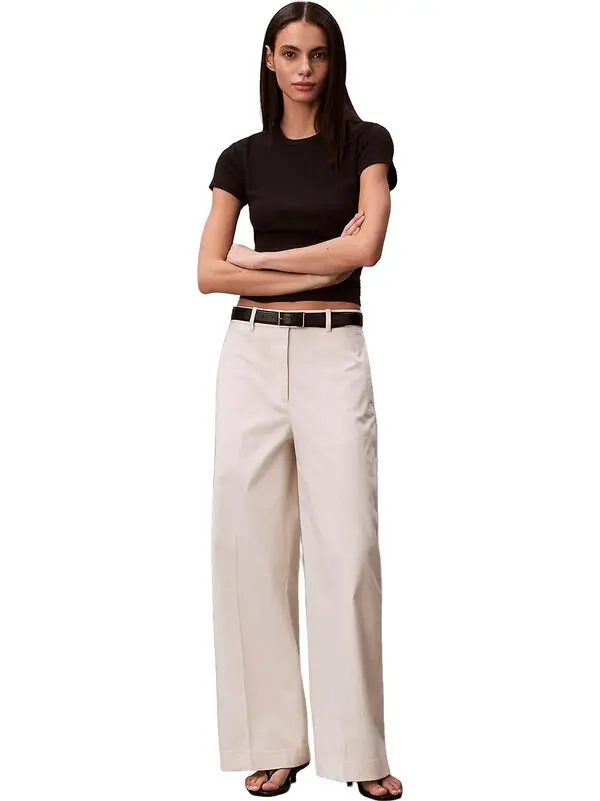 Calvin Klein Baggy Chino Pants - Tofu