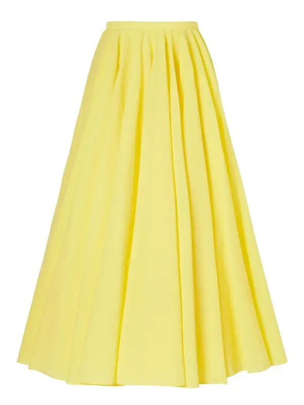 Jacquemus Paysan Asymmetric Midi Skirt - Yellow