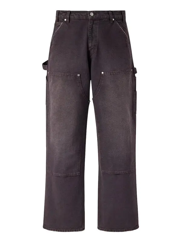 CHERRY LOS ANGELES Carpenter Wide-leg Jeans - Brown
