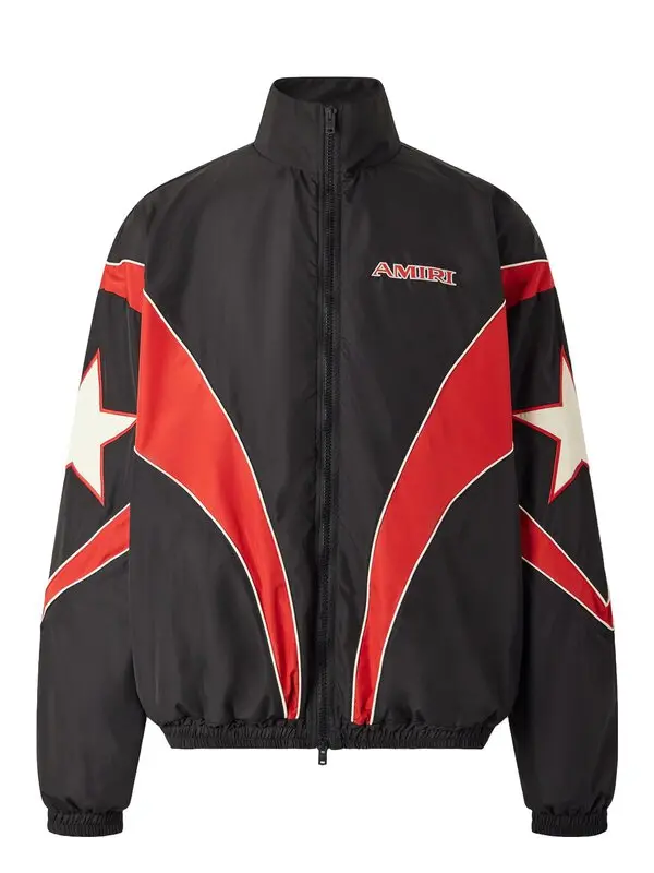Amiri Sport Windbreaker Jacket - Black