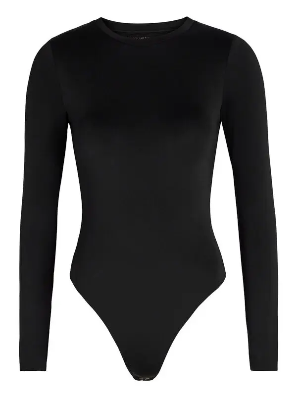 Good American Stretch-jersey Bodysuit - Black