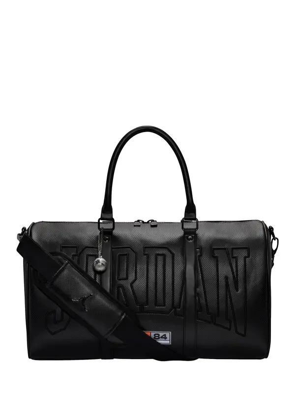 JORDAN Perforated Duffle - Black