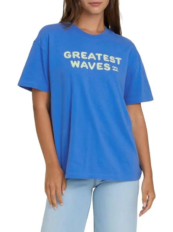 BILLABONG 73 Greatest Waves Graphic T-shirt - True Blue