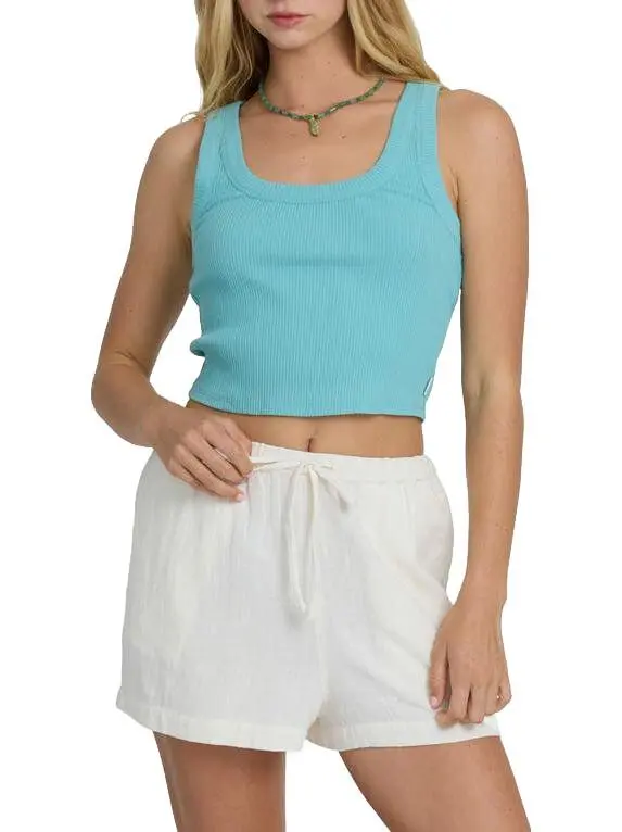 BILLABONG Cotton Drawstring Shorts - Salt Crystal