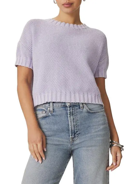 Splendid Annmarie Cotton Sweater - Lavender Purple