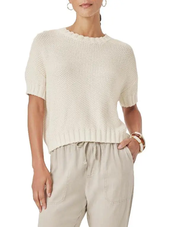 Splendid Annmarie Cotton Sweater - Shell White