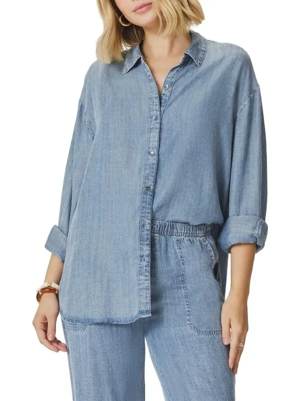 Splendid Chambray Shirt - Indigo Blue