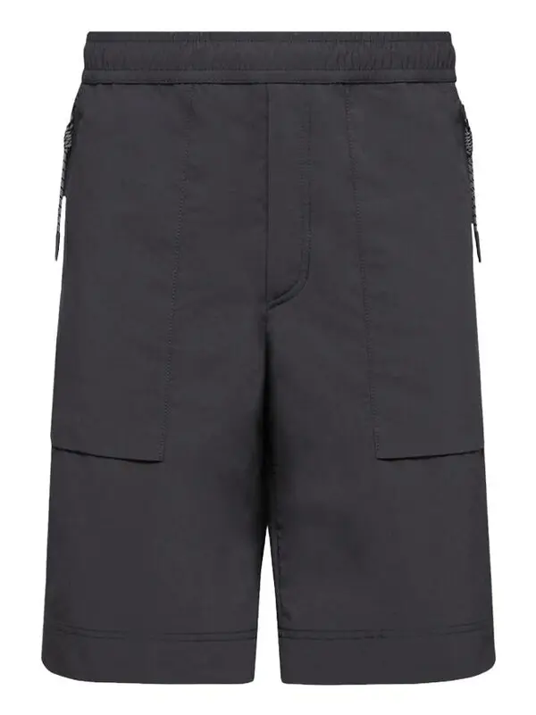 Moncler Technical Froissé Shorts - Black