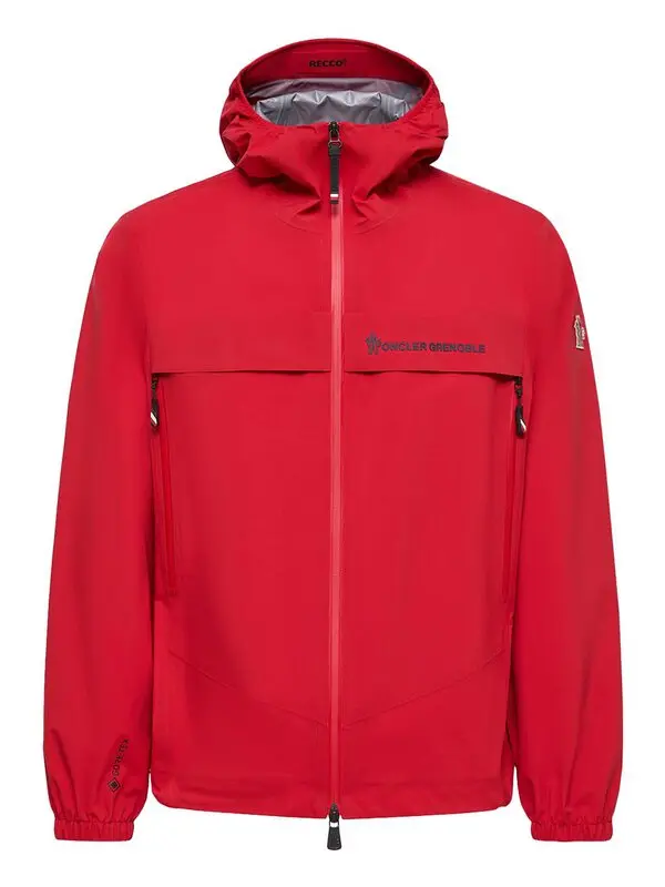 Moncler Shipton Hooded Gore-tex Jacket - Red
