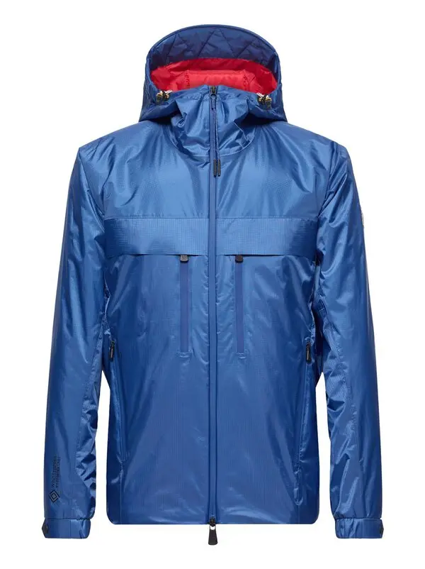 Moncler Thurn Windstopper Hooded Windbreaker - Blue