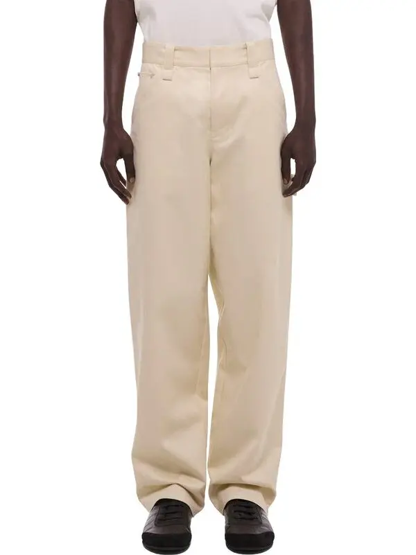 Helmut Lang Cotton Chino Pants - Oatmeal