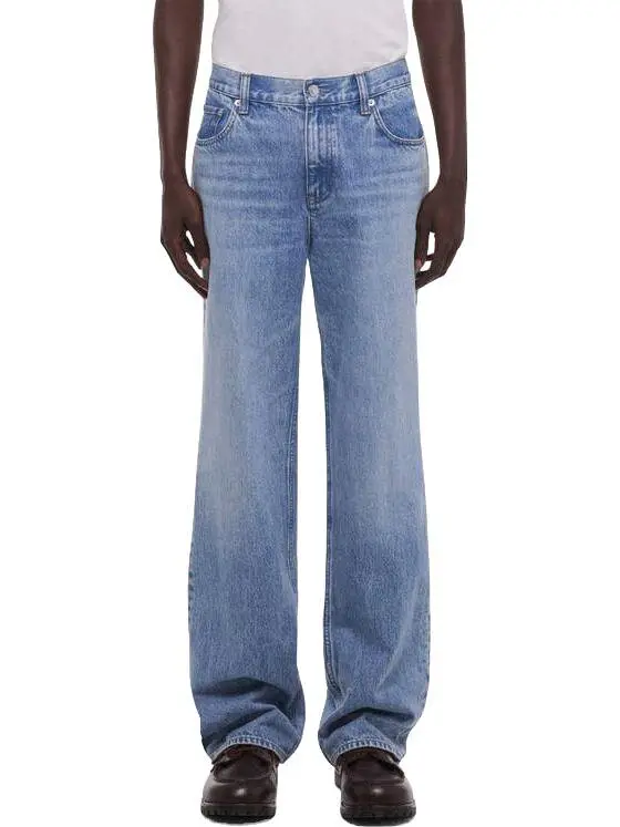 Helmut Lang Brooklyn Low Rise Straight Leg Jeans - Vintage Blue Wash