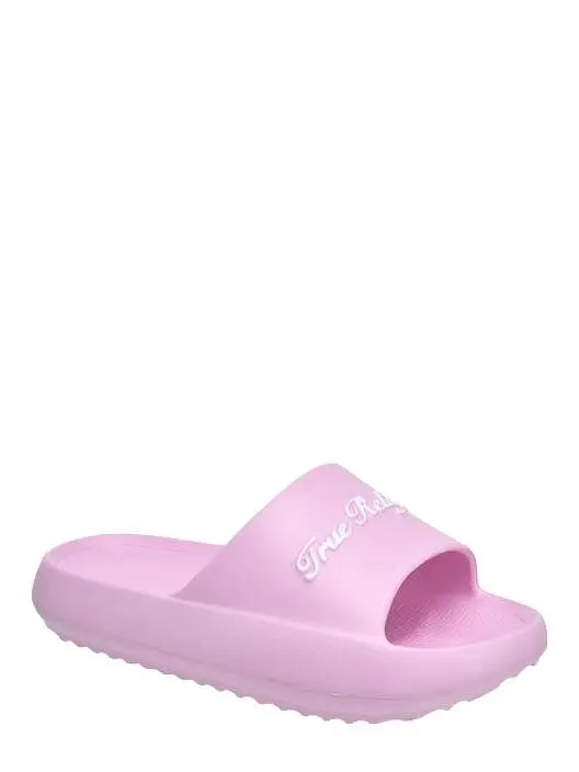 True Religion Foxy Logo Slide - Pink